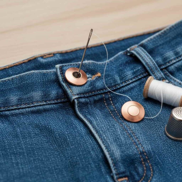 How To Fix A Broken Button On Jeans: Quick & Easy Solutions