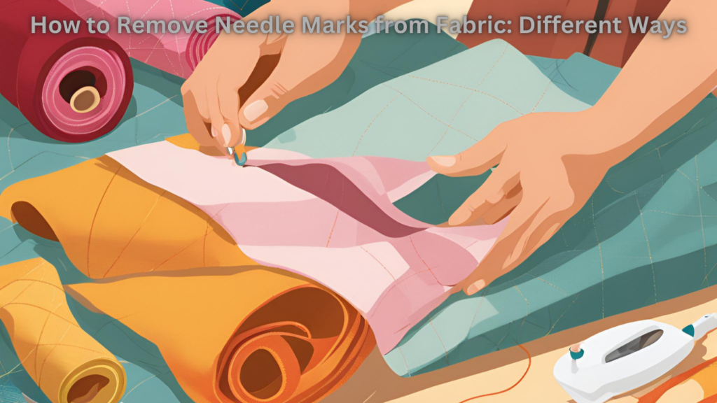 How to Remove Needle Marks from Fabric: Different Ways