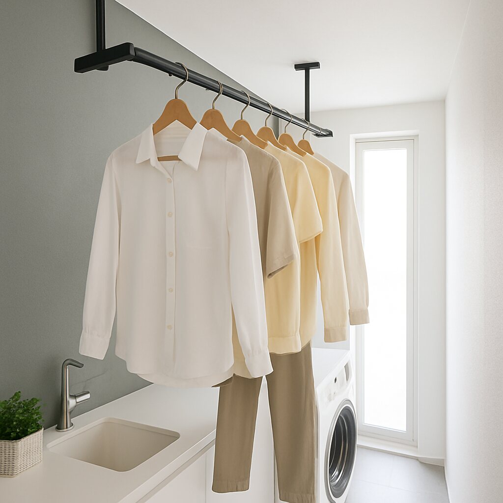 15+ Laundry Room Clothes Hanging Ideas for a Functional and Stylish Space