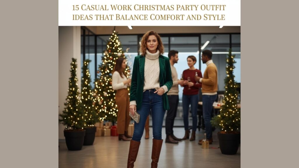 15 Casual Work Christmas Party Outfits That Balance Comfort & Style