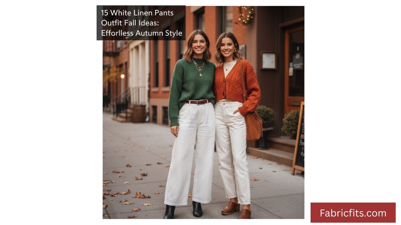 15 White Linen Pants Outfit Fall Ideas: Effortless Autumn Style