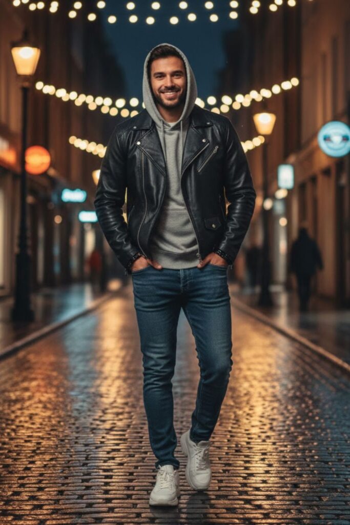 16 Leather Jacket Outfits for Men: Timeless Looks for Every Style