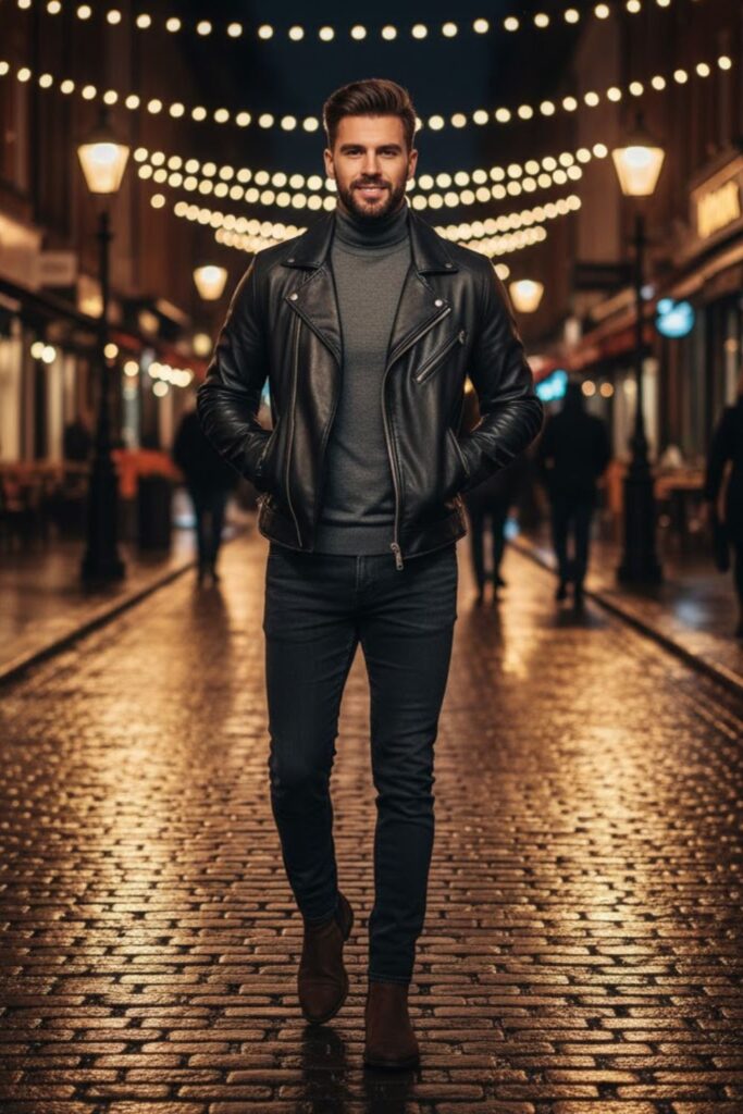 16 Leather Jacket Outfits for Men: Timeless Looks for Every Style
