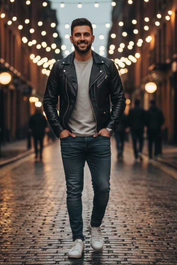 16 Leather Jacket Outfits for Men: Timeless Looks for Every Style