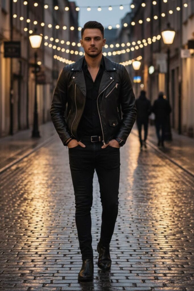 16 Leather Jacket Outfits for Men: Timeless Looks for Every Style