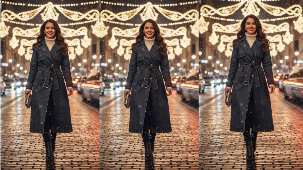 15 Long Denim Coat Outfits for Redefine Casual Style Elegantly