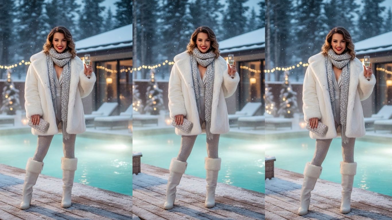 15 Winter Pool Party Outfit Ideas That Keep You Warm and Stylish