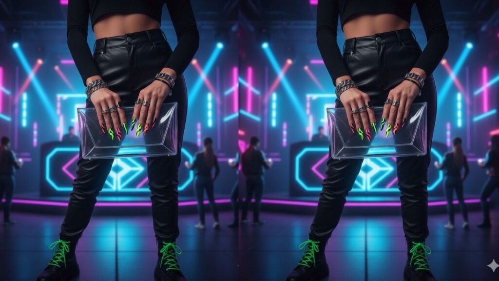 15 Black and Neon Nail Designs for Bold, Trendy, Electric Style