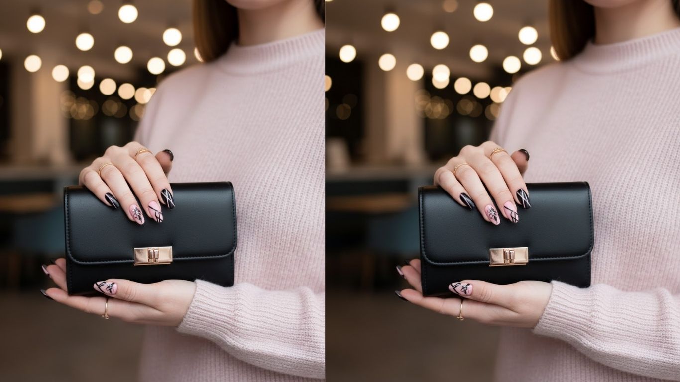 15 Pink and Black Nail Designs That Instantly Elevate Style