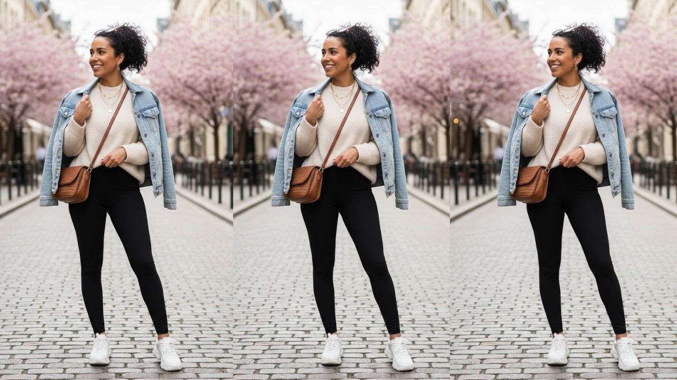 15 Spring Black Leggings Outfit Ideas for Effortless Everyday Style